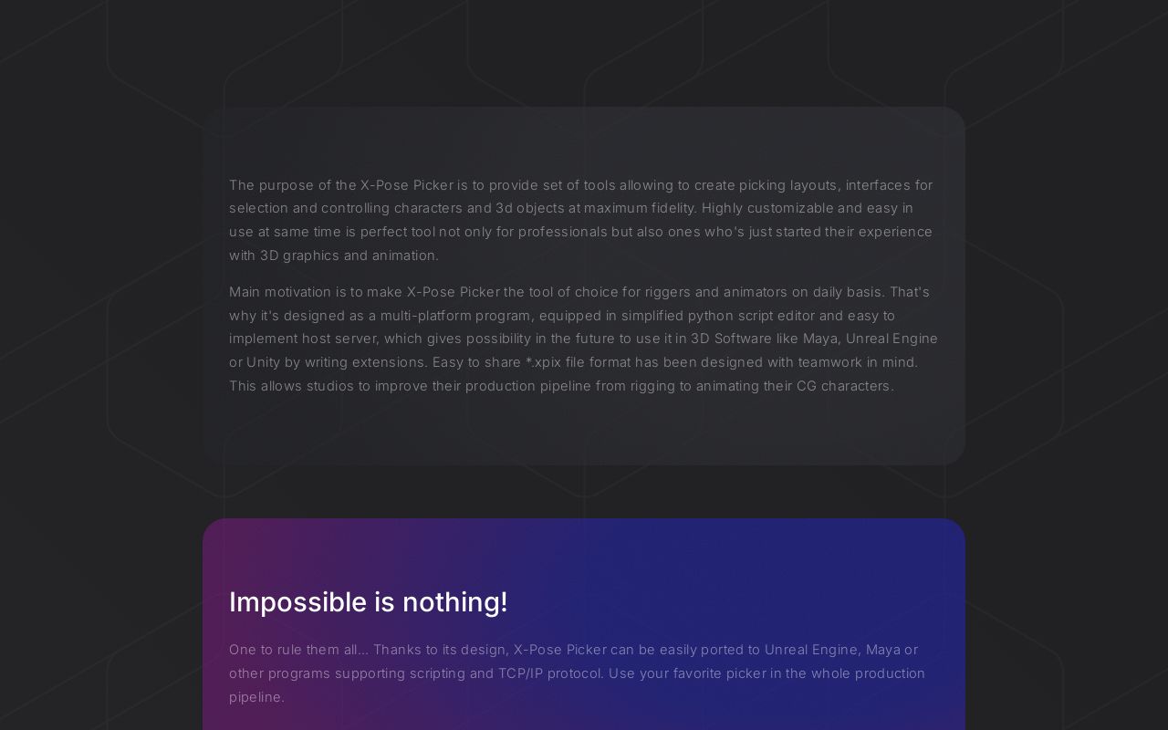 X-Pose Picker for Blender